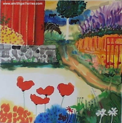 "Barn" Serigraph by Mike Smith – Smith Galleries