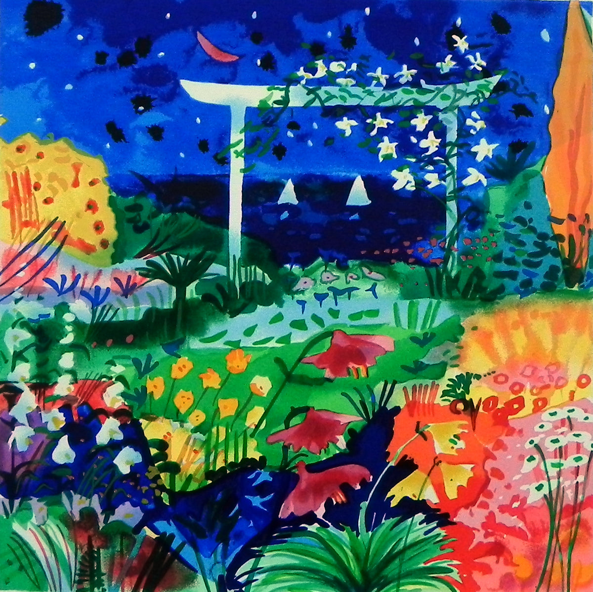 "Trellis" Serigraph by Mike Smith – Smith Galleries