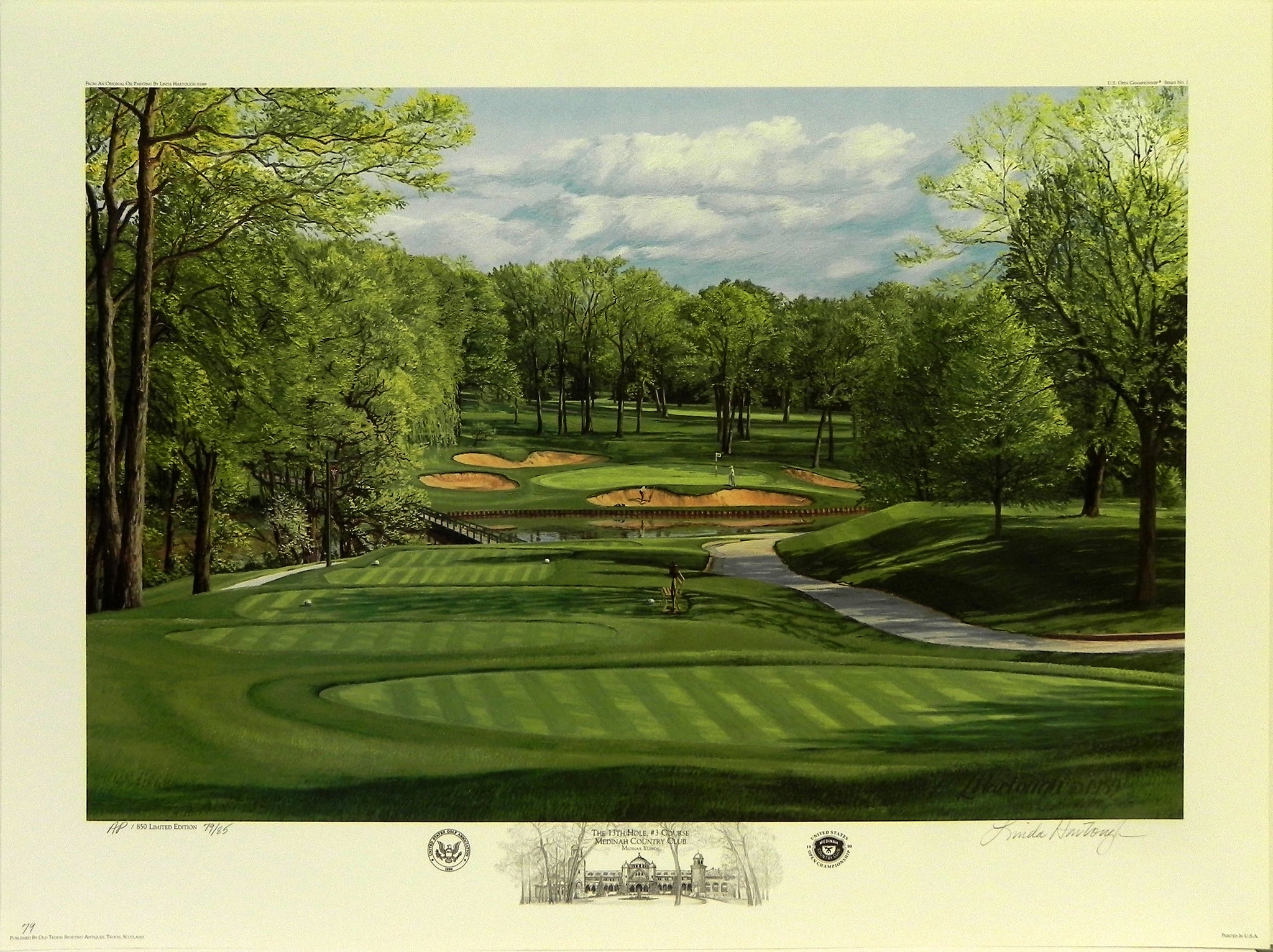 "The 13th Hole, #3 Course", Medinah Country Club, Medinah, Illinois ...