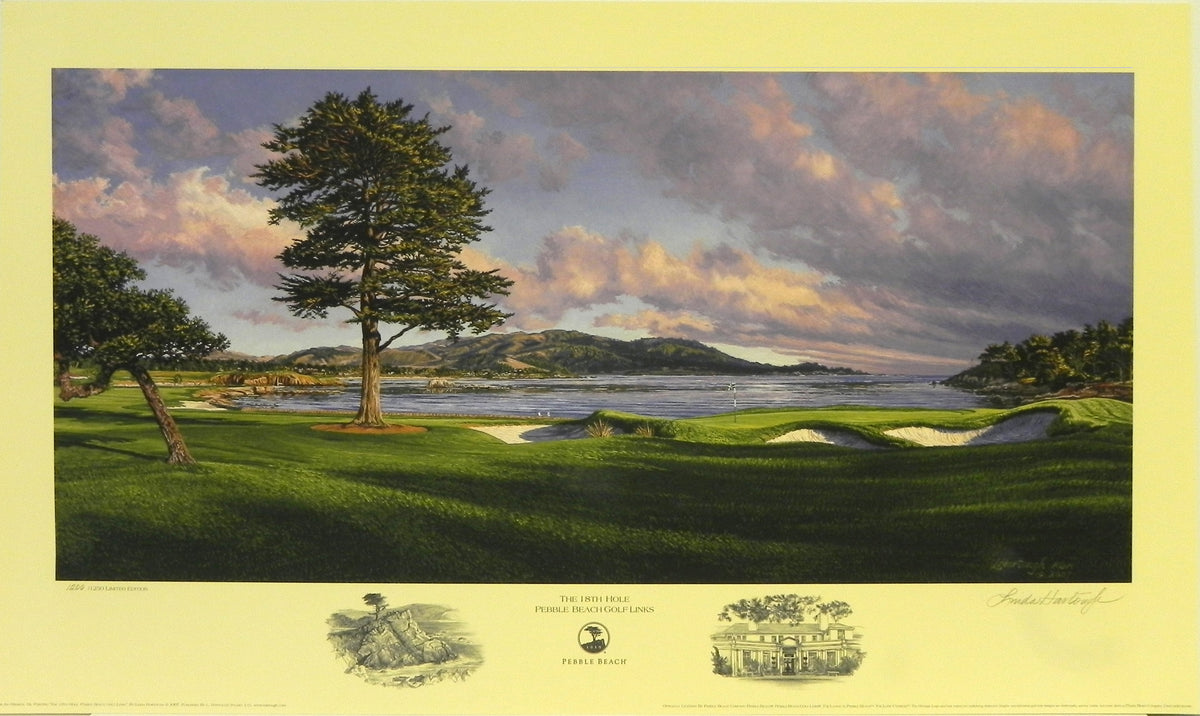 "The 18th Hole," Pebble Beach Golf Links, Pebble Beach, California ...
